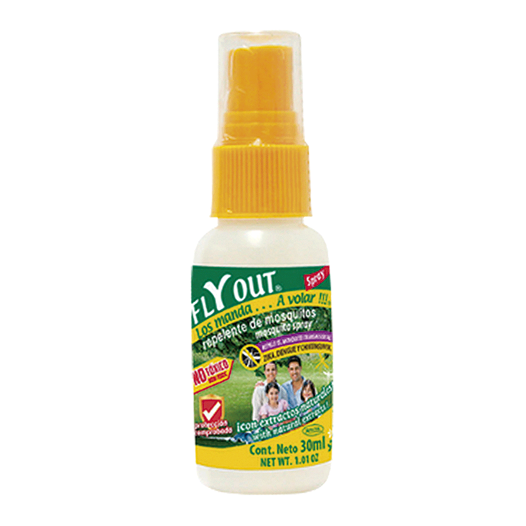 FLY OUT SPRAY REPELENTE CON 30ML – FARMACIA CALDERON