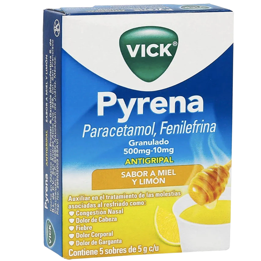 VICK PYRENA CON 5 SOBRES DE 5G CADA UNO – FARMACIA CALDERON
