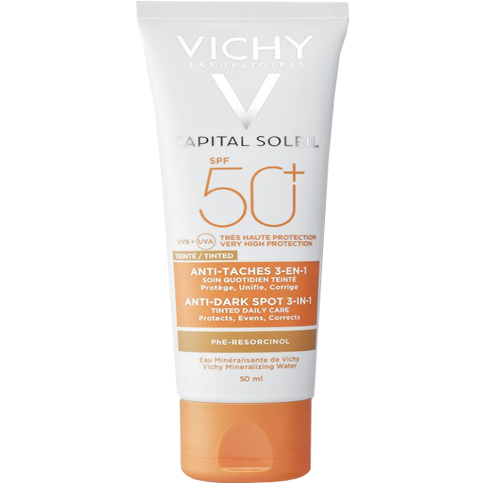 VICHY CAPITAL SOLEIL ANTI DARK SPOTS FPS50 50ML – FARMACIA CALDERON
