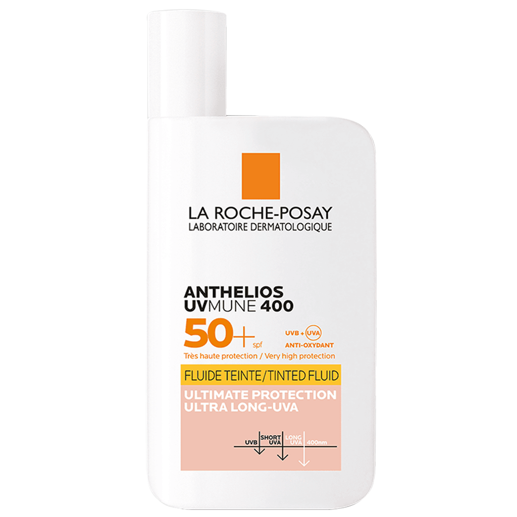ANTHELIOS UVMUNE 400 FLUIDO INVISIBLE FPS50+ CON COLOR – FARMACIA CALDERON