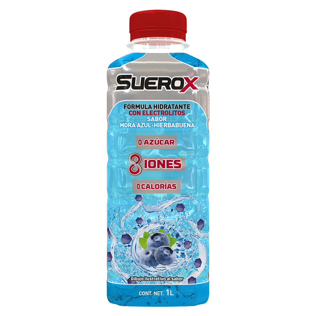 SUEROX SABOR MORA AZUL-HIERBABUENA CON 1LT – FARMACIA CALDERON