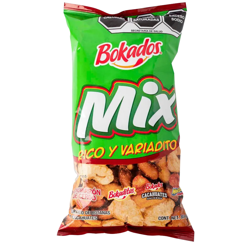 BOKADOS MIX BOTANA Y CACAHUATE CON 85G – FARMACIA CALDERON