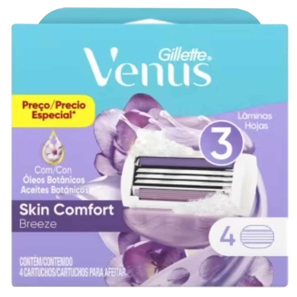 SKIN COMFORT BREEZE CARTUCHO CON 4 PIEZAS – FARMACIA CALDERON