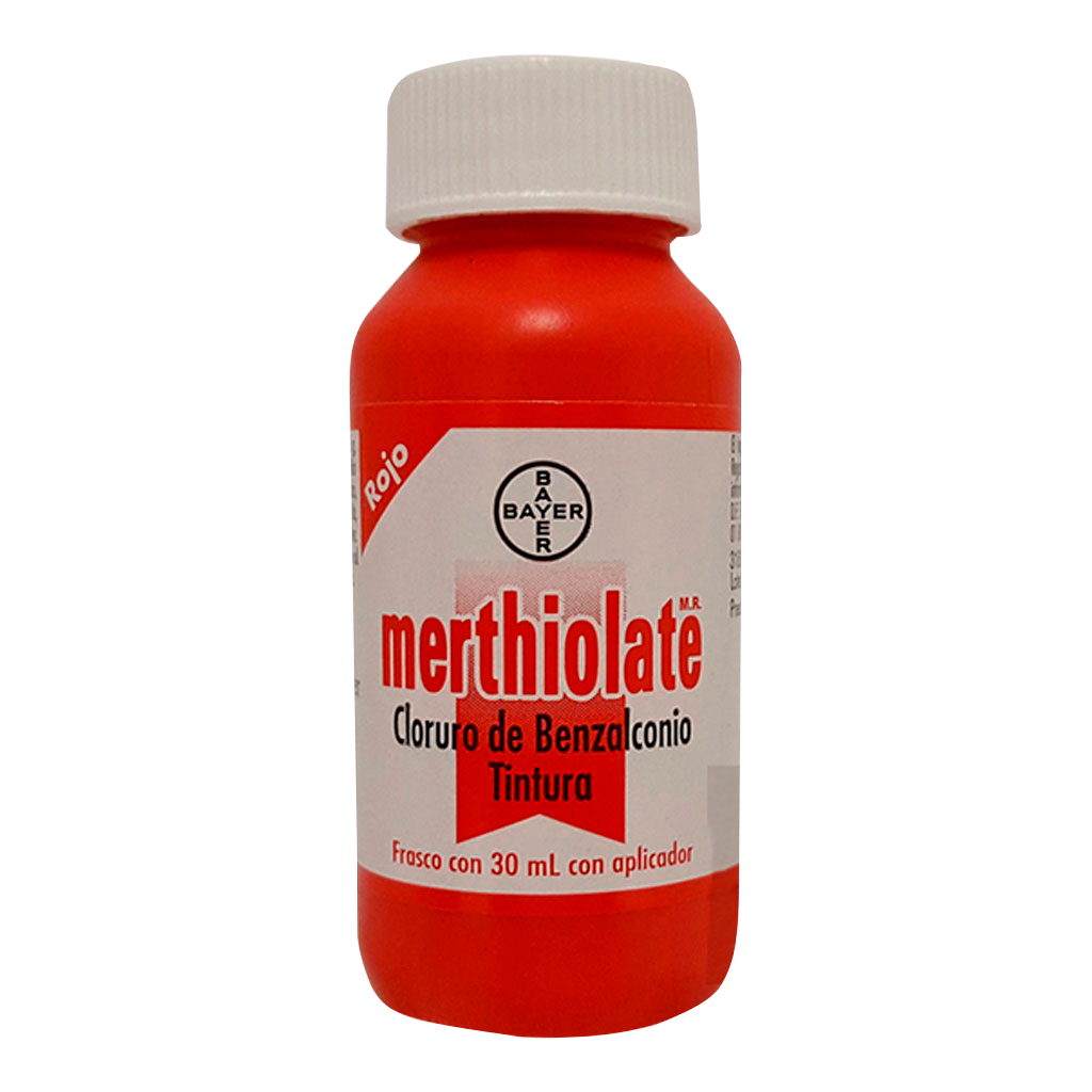 MERTHIOLATE ROJO CON 30ML – FARMACIA CALDERON