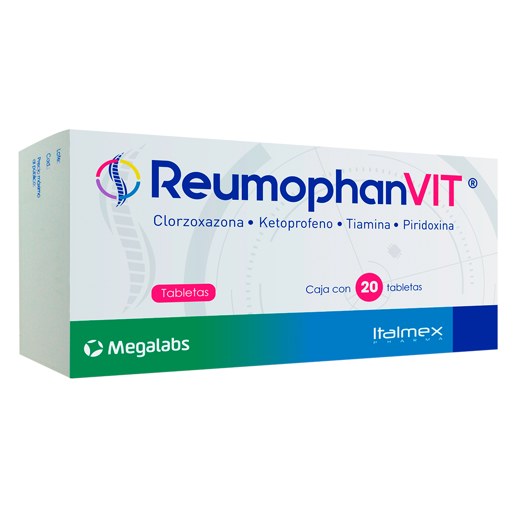 REUMOPHAN VIT CON 20 TABLETAS – FARMACIA CALDERON