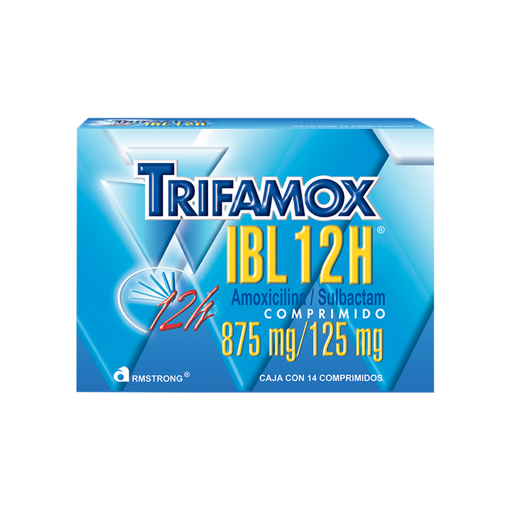 TRIFAMOX IBL 12HRS 875/125MG CON 14 COMPRIMIDOS – FARMACIA CALDERON