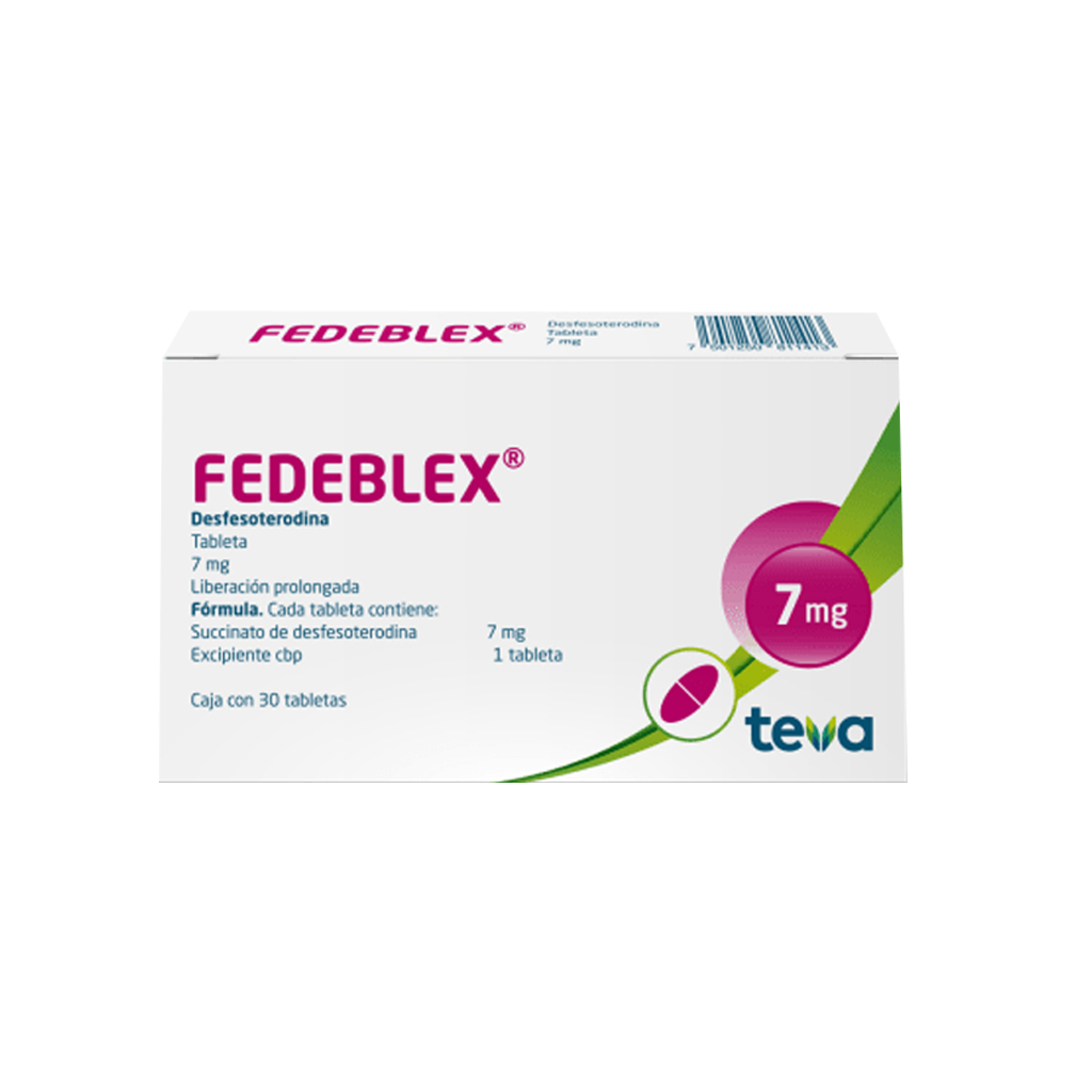 FEDEBLEX 7MG 30 TAB – FARMACIA CALDERON