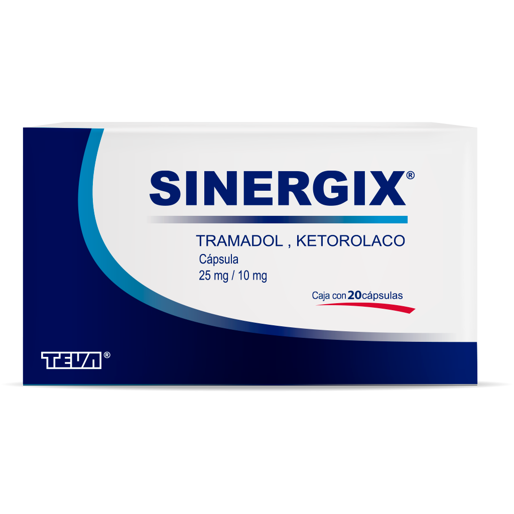 SINERGIX 25/10MG CON 20 CAPSULAS – FARMACIA CALDERON