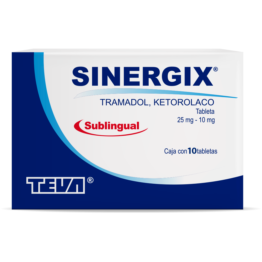 SINERGIX SUBLINGUAL 25/10MG CON 10 TABLETAS – FARMACIA CALDERON