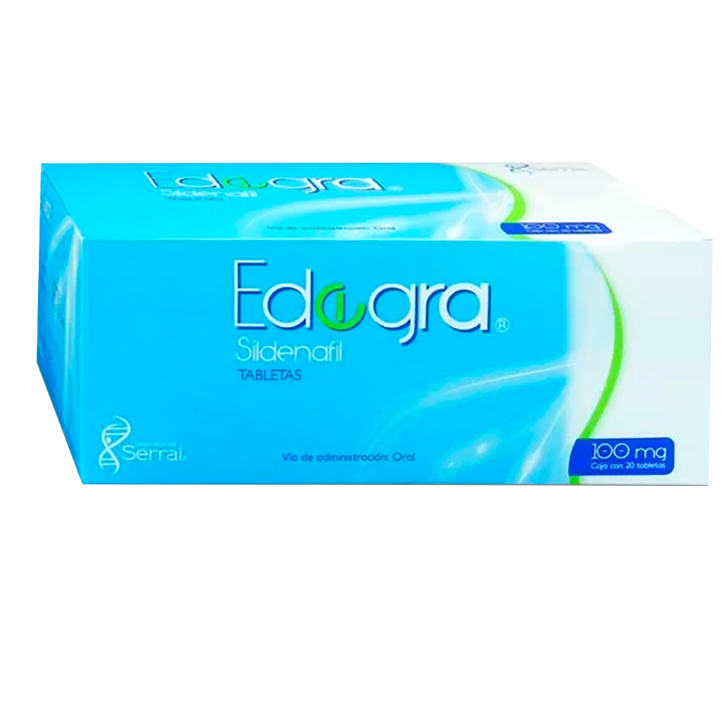 EDEGRA 100MG CON 20 TABLETAS – FARMACIA CALDERON