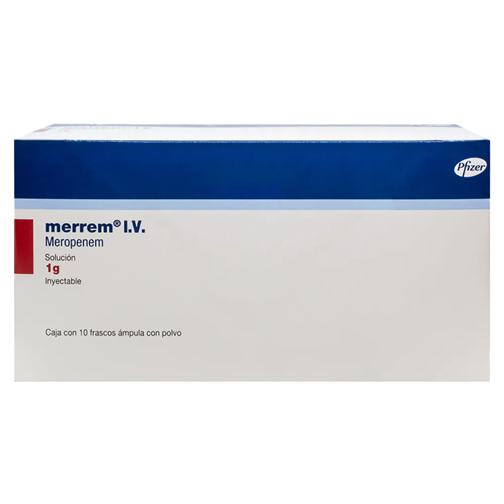 MERREM 1G IV INY SOL C/10 – FARMACIA CALDERON