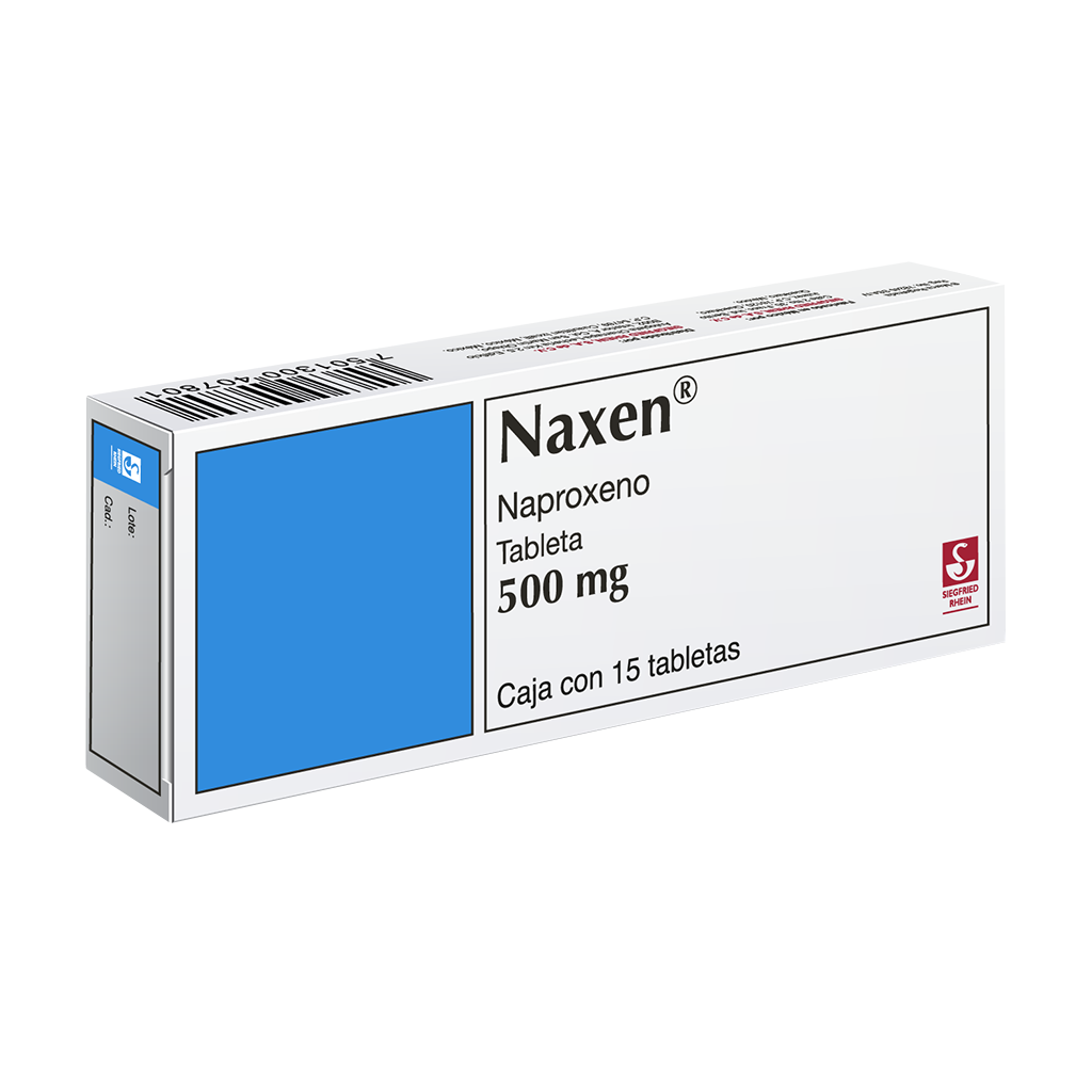 NAXEN 500MG CON 15 TABLETAS – FARMACIA CALDERON