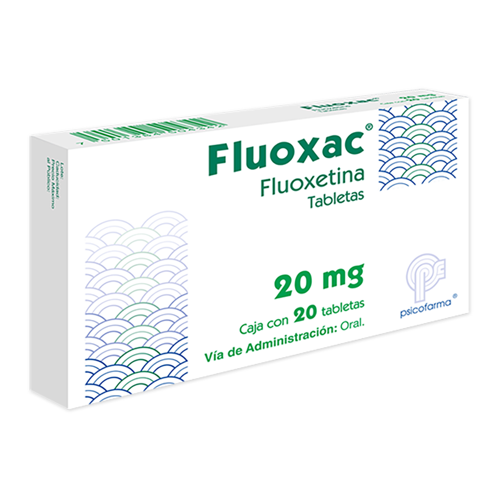FLUOXAC 20MG CON 20 TABLETAS – FARMACIA CALDERON