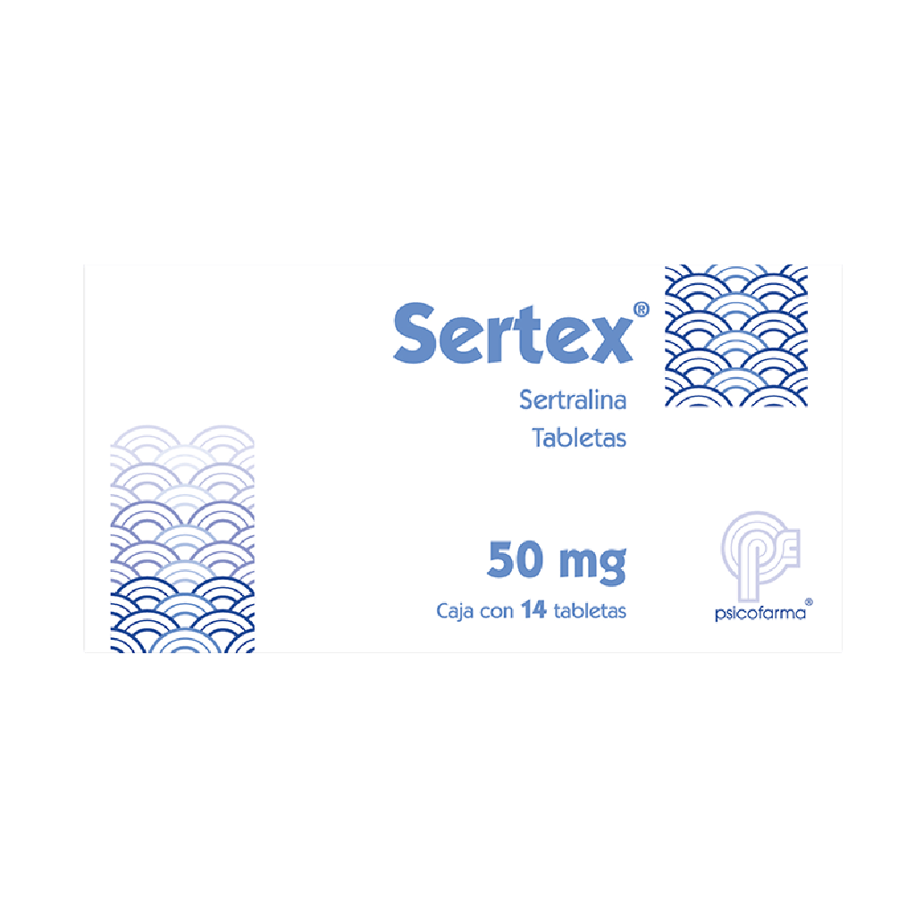 SERTEX 50 MG CON 14 TABLETAS – FARMACIA CALDERON