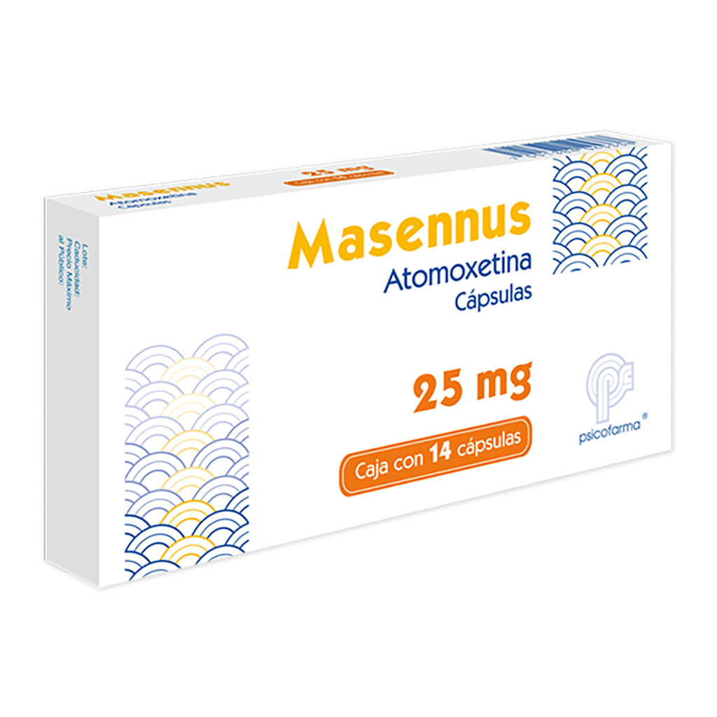 MASENNUS 25MG CON 14 CAPSULAS – FARMACIA CALDERON