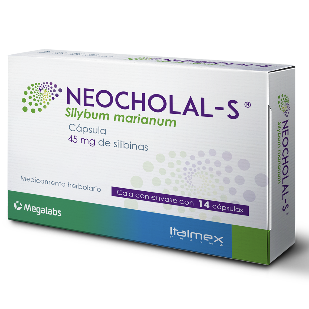 NEOCHOLAL-S 45MG CON 14 CAPSULAS – FARMACIA CALDERON