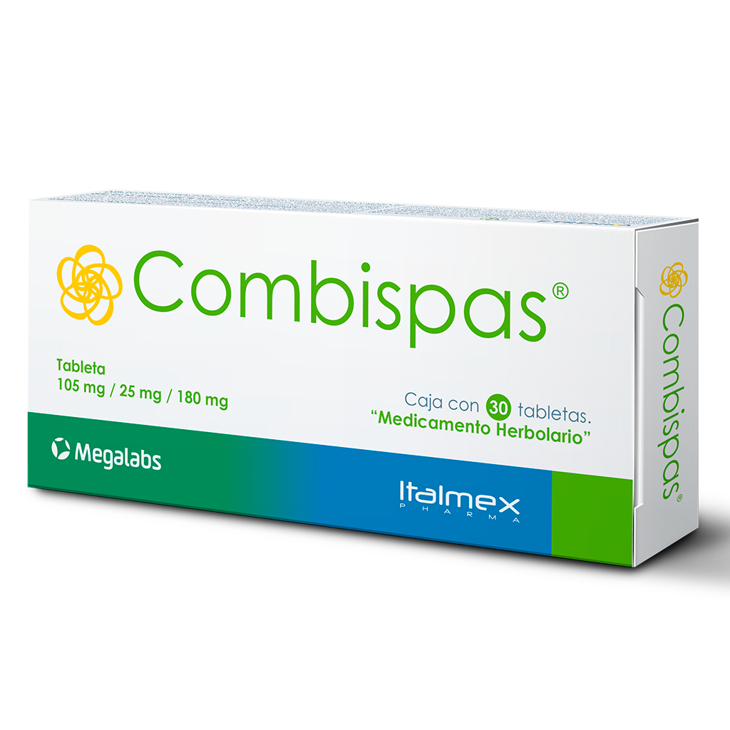 COMBISPAS 105/25/180MG CON 30 TABLETAS – FARMACIA CALDERON
