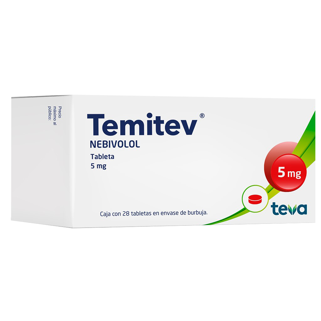 TEMITEV 5MG CON 28 TABLETAS – FARMACIA CALDERON