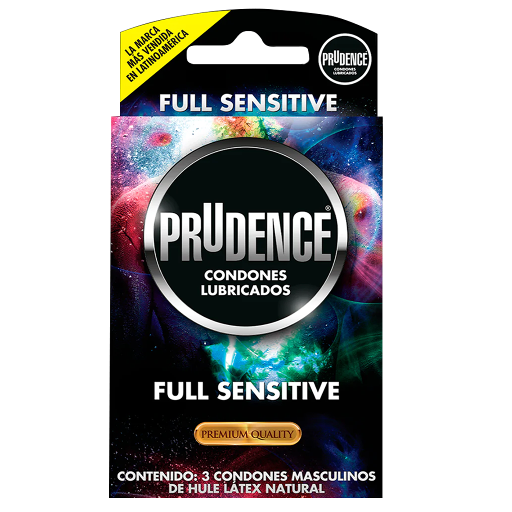 PRUDENCE FULL SENSITIVE CON 3 CONDONES – FARMACIA CALDERON