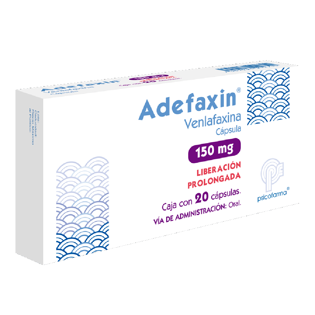 ADEFAXIN XR 150MG CON 20 CAPSULAS – FARMACIA CALDERON