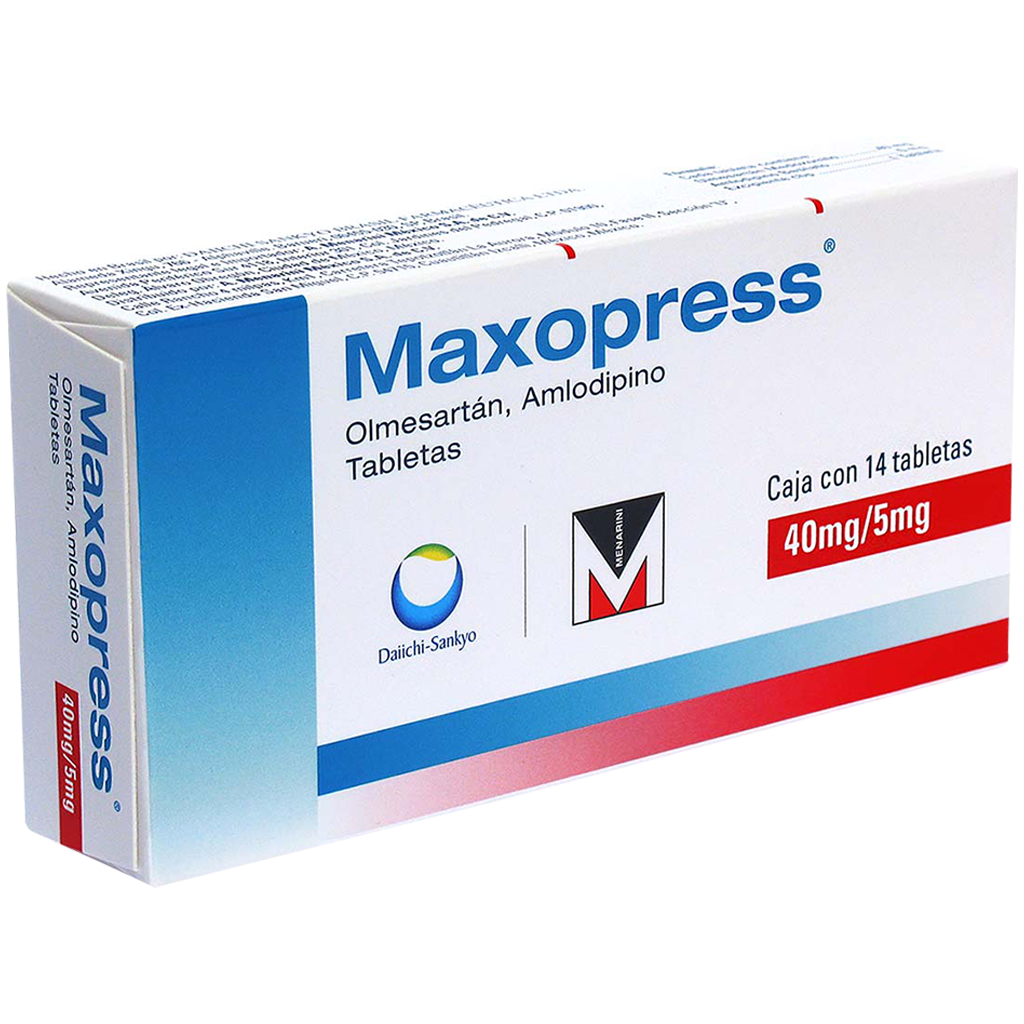 MAXOPRESS 40/5MG CON 14 TABLETAS – FARMACIA CALDERON