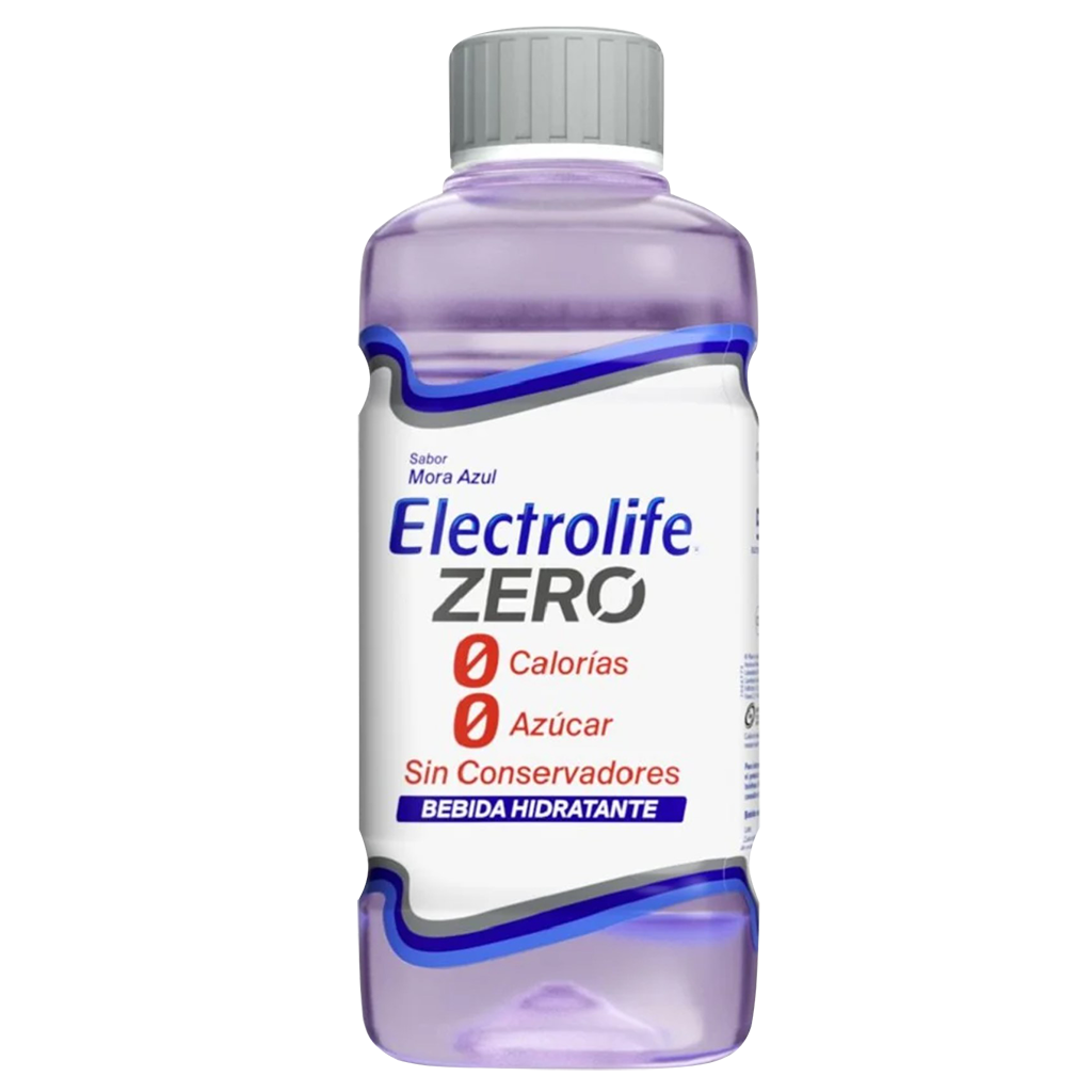 ELECTROLIFE ZERO SABOR MORA AZUL CON 625ML – FARMACIA CALDERON