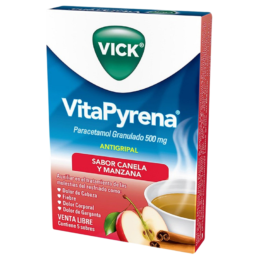VICK VITAPYRENA CON 5 SOBRES – FARMACIA CALDERON