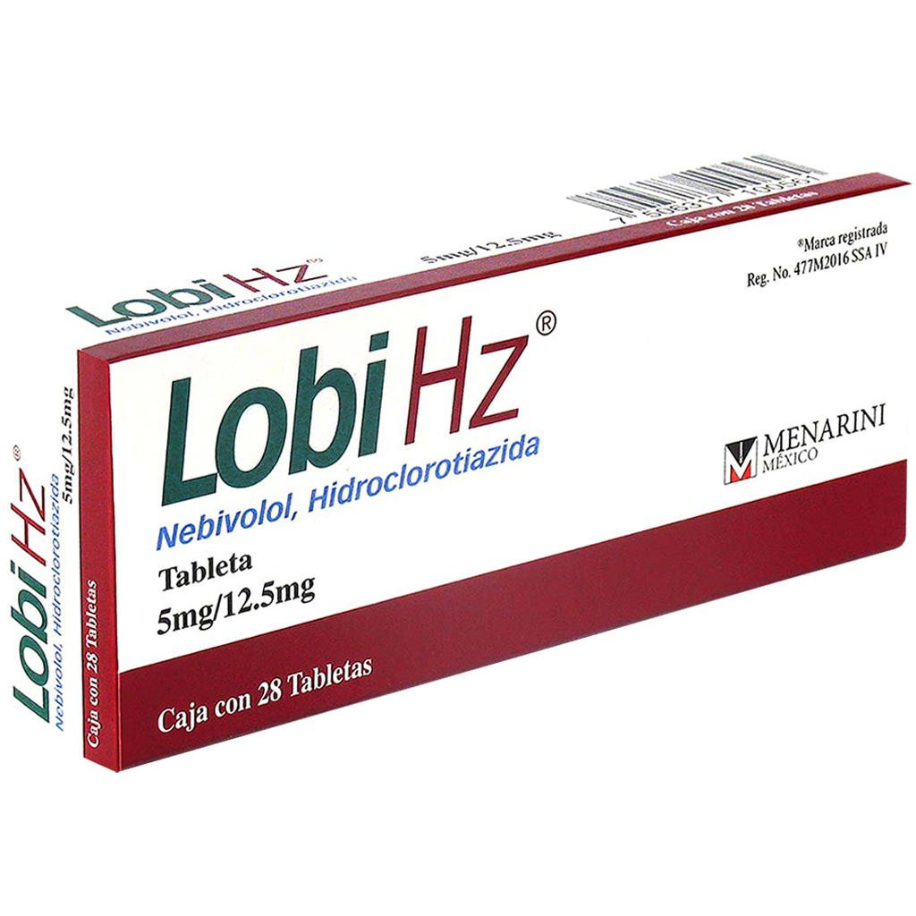 LOBI HZ 5/12.5MG CON 28 TABLETAS – FARMACIA CALDERON