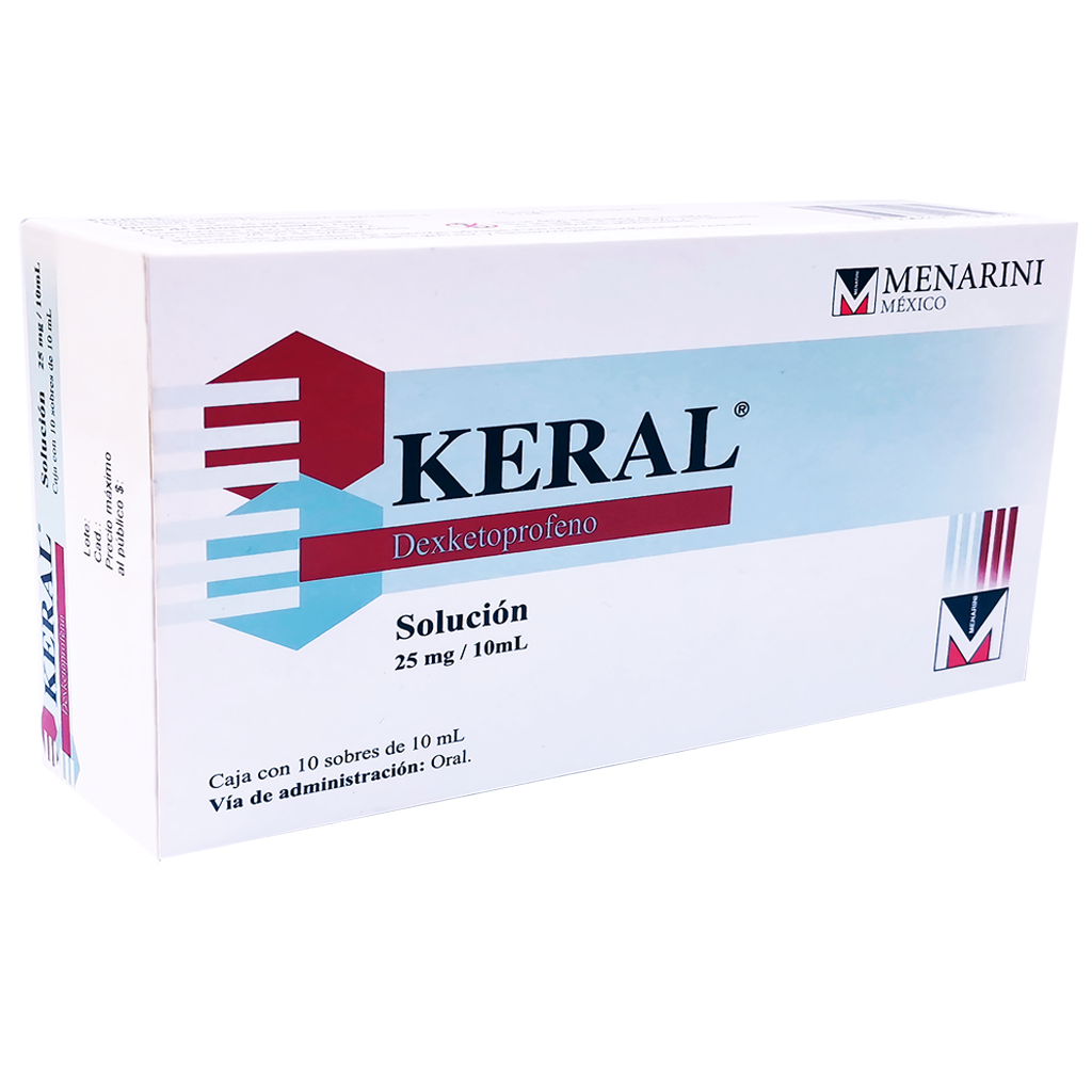 KERAL 25MG/10ML CON 10 SOBRES DE 10ML C/U – FARMACIA CALDERON