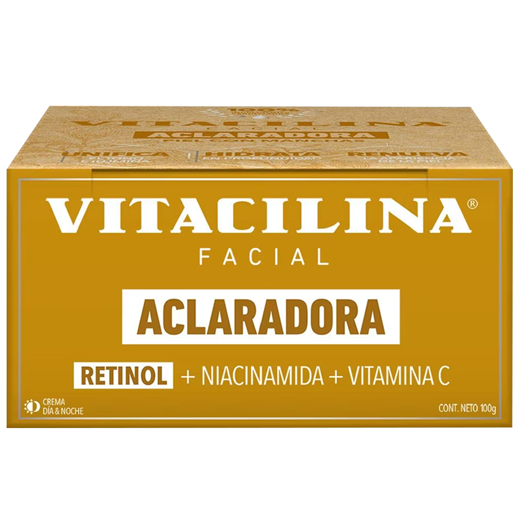VITACILINA CREMA FACIAL ACLARADOR CON 100 G – FARMACIA CALDERON
