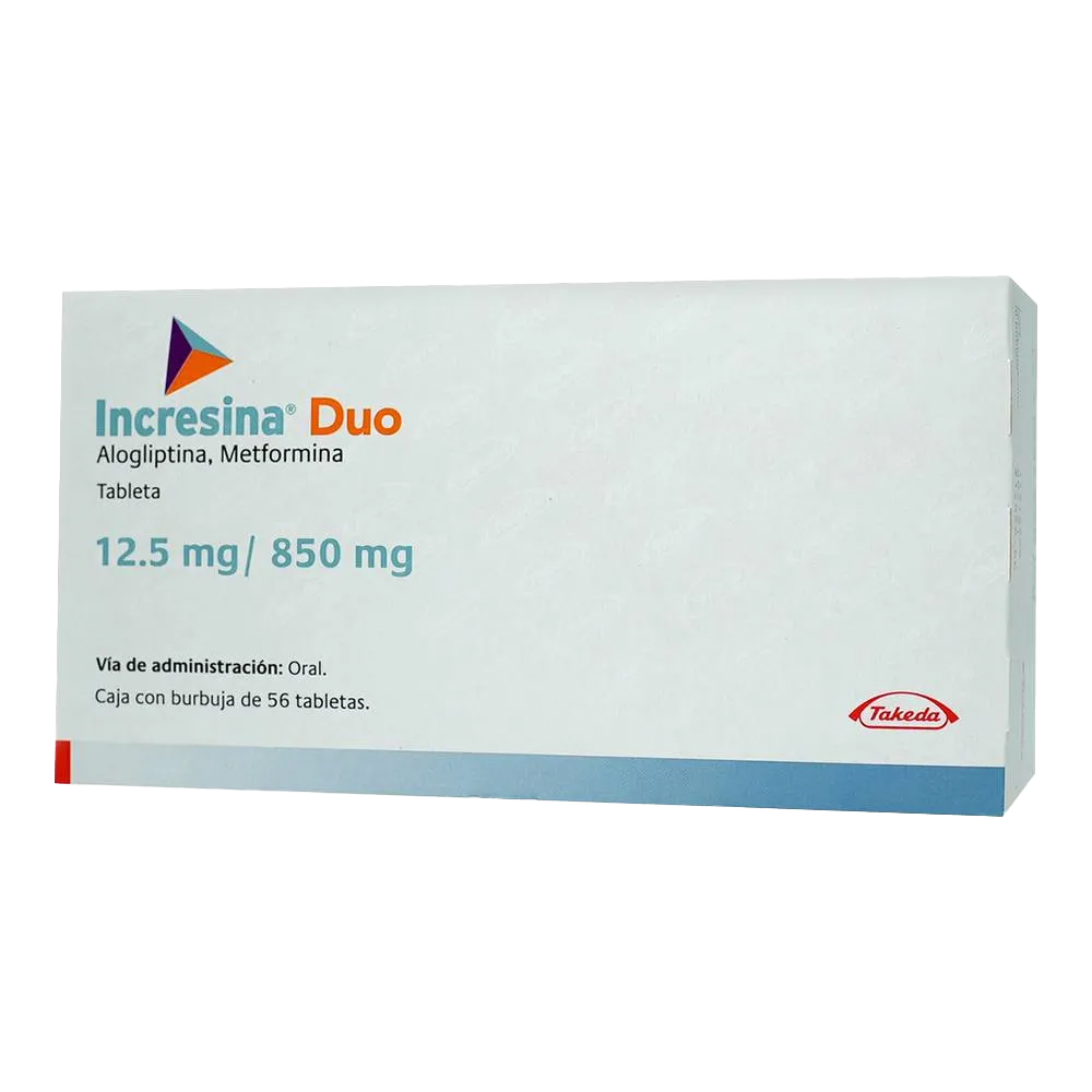 INCRESINA DUO 12.5/850MG 56 TAB / – FARMACIA CALDERON