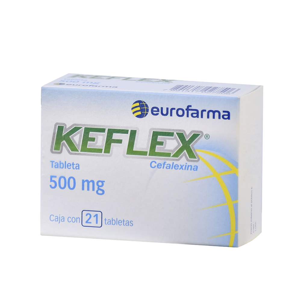 KEFLEX 500MG 21 TABS COD2 – FARMACIA CALDERON