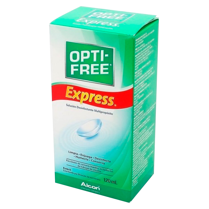 OPTI-FREE EXPRESS SOLUCION CON 120ML – FARMACIA CALDERON
