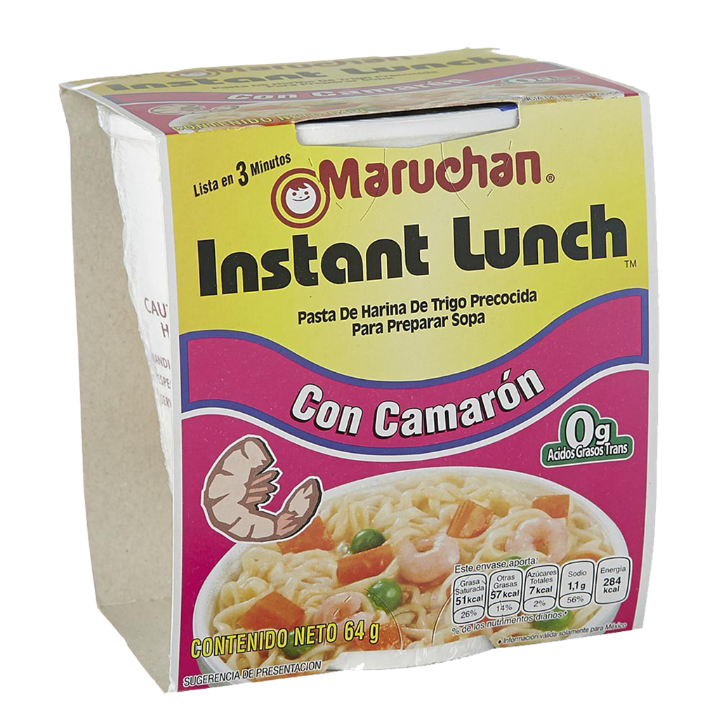 MARUCHAN SABOR CAMARON COPA DE 64G – FARMACIA CALDERON