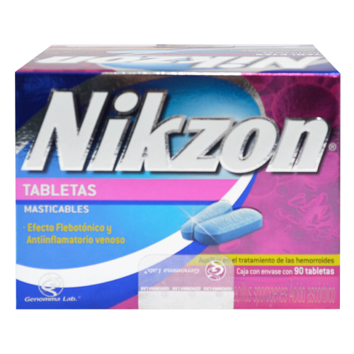 NIKZON CON 90 TABLETAS – FARMACIA CALDERON