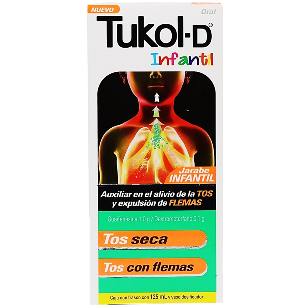 TUKOL-D JARABE INFANTIL CON 125ML – FARMACIA CALDERON