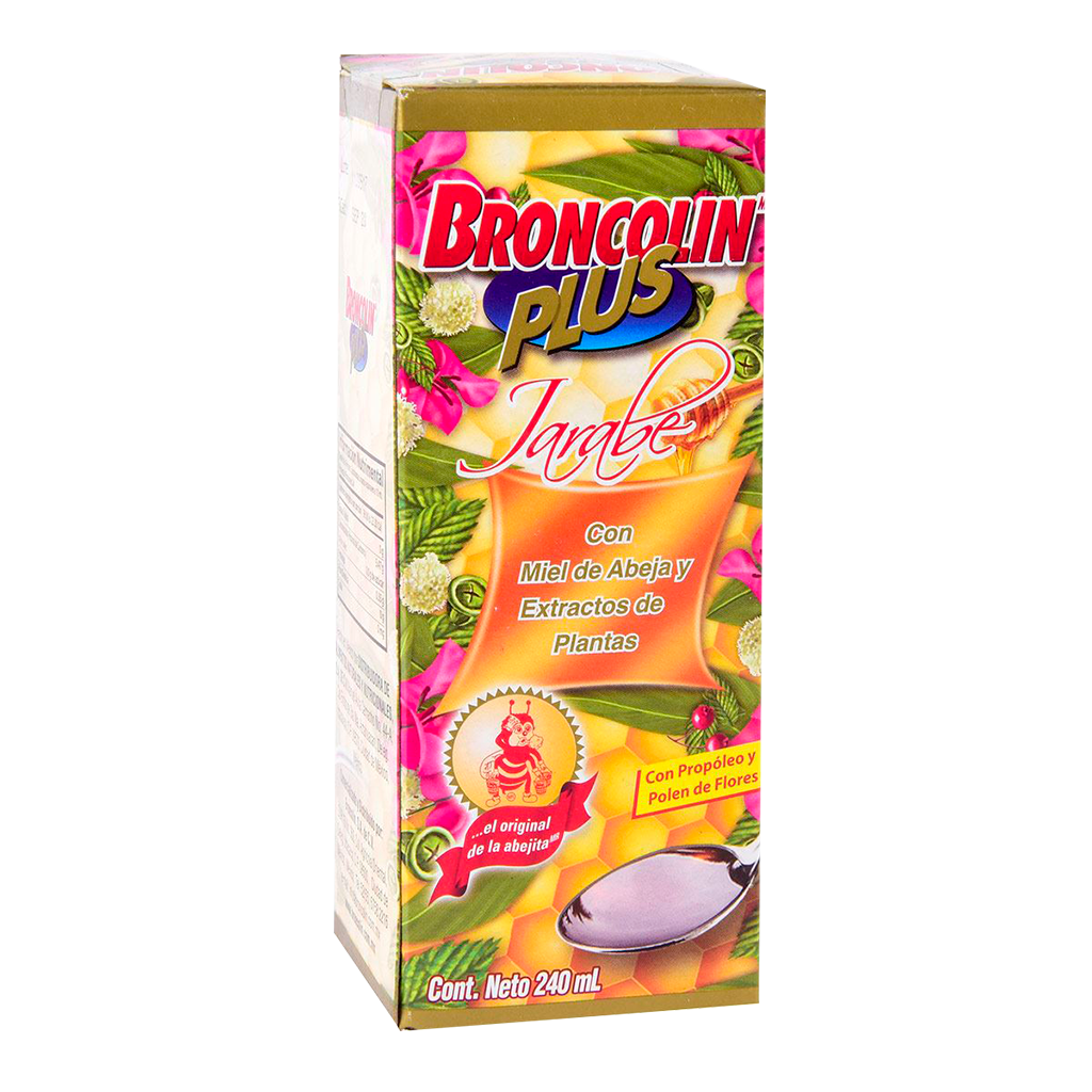 BRONCOLIN PLUS JARABE CON 240ML – FARMACIA CALDERON