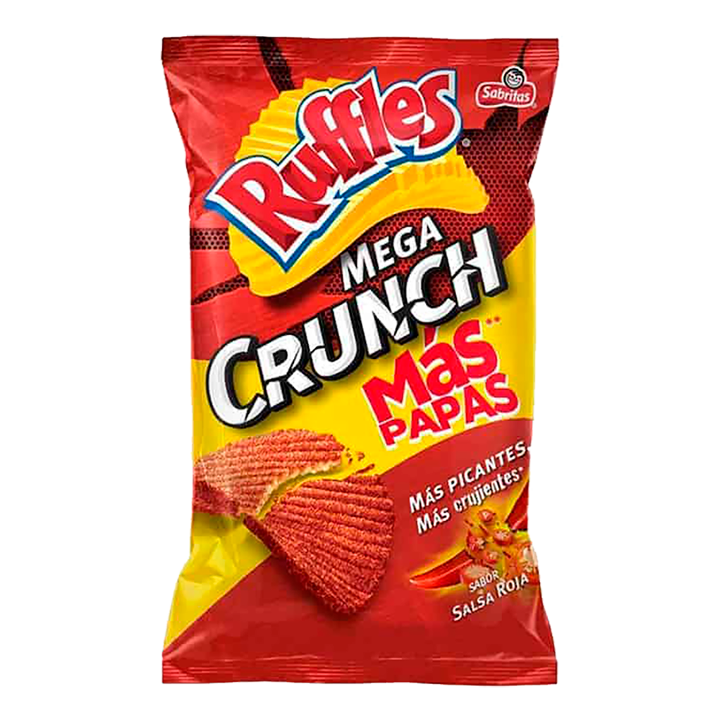 RUFFLES MEGACRUNCH SALSA ROJA 50G – FARMACIA CALDERON