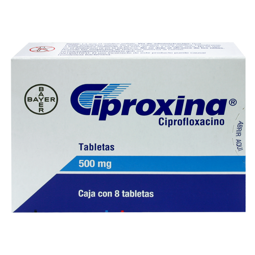 CIPROXINA-BP 500MG CON 8 COMPRIMIDOS – FARMACIA CALDERON