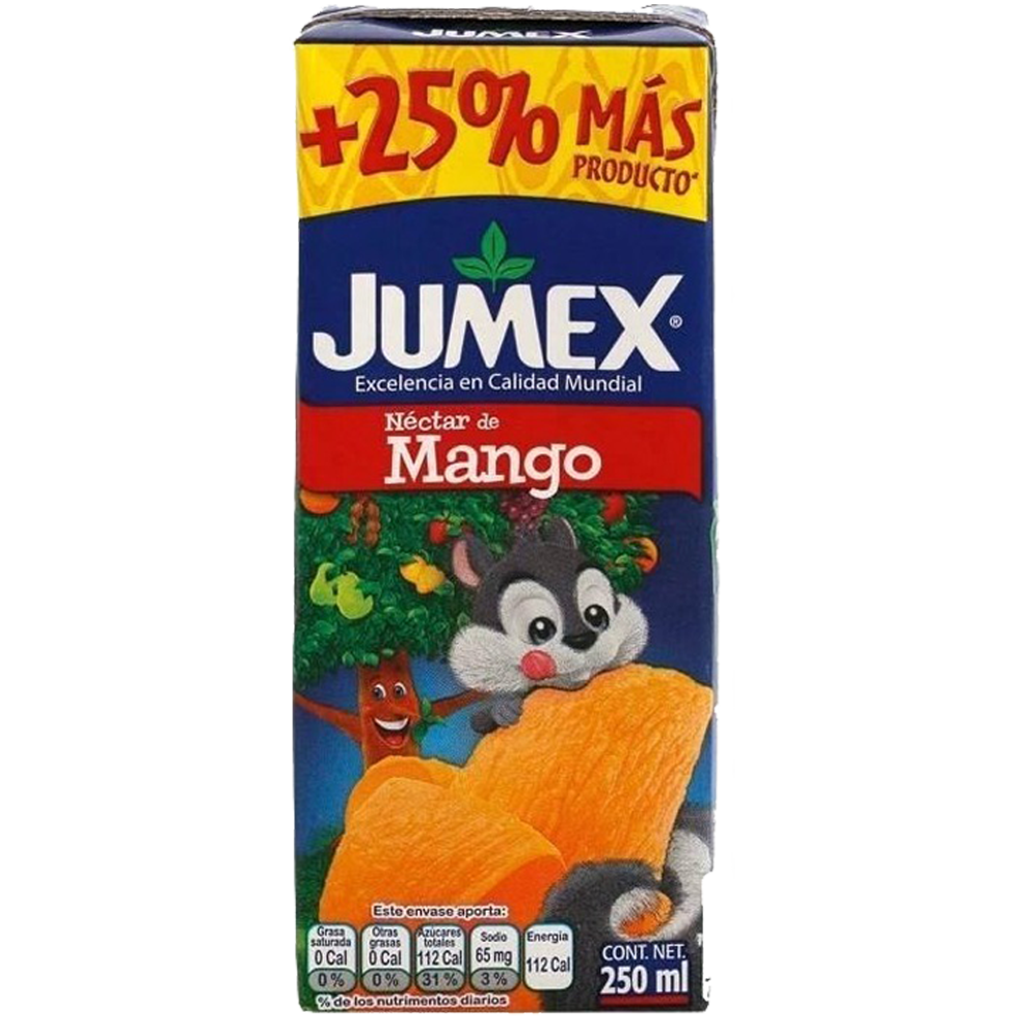JUMEX MINI BRIK 250ML SABOR MANGO – FARMACIA CALDERON