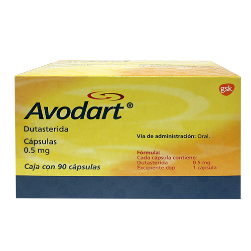 AVODART 0.5MG CON 90 CAPSULAS – FARMACIA CALDERON