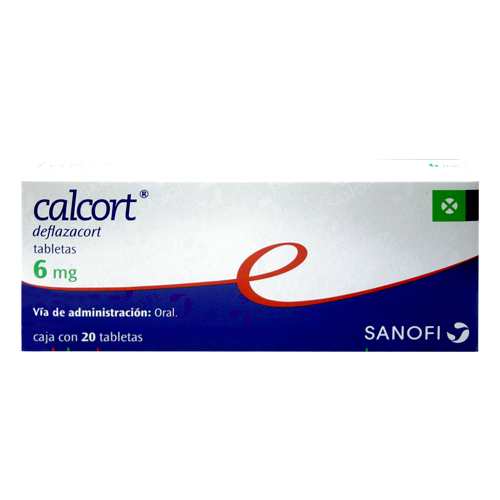 CALCORT 6MG CON 20 TABLETAS – FARMACIA CALDERON