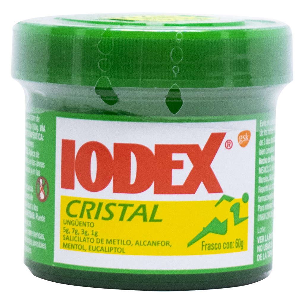 IODEX CRISTAL UNGUENTO CON 60G – FARMACIA CALDERON