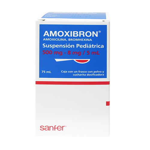 AMOXIBRON 500MG/8MG/5ML CON 75ML – FARMACIA CALDERON