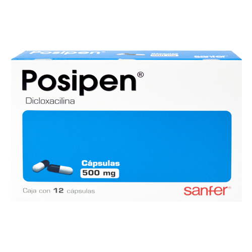 POSIPEN 500MG CON 12 CÁPSULAS – FARMACIA CALDERON