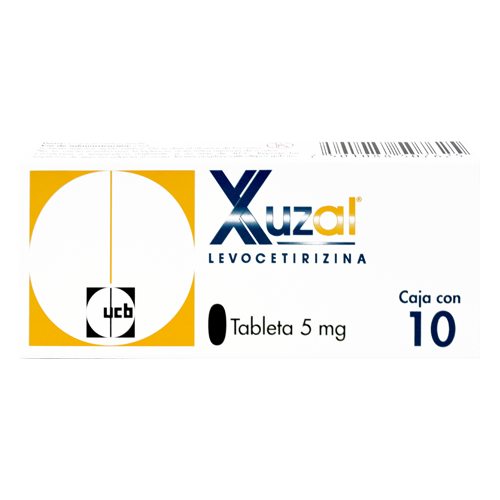 XUZAL 5MG CON 10 TABLETAS – FARMACIA CALDERON