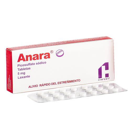 ANARA 5MG CON 20 TABLETAS – FARMACIA CALDERON