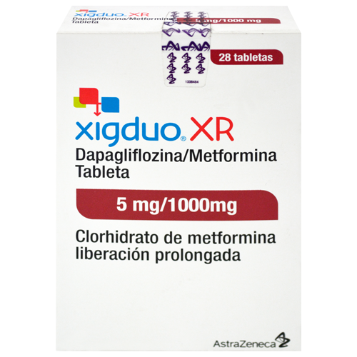 XIGDUO XR 5/1000MG 28 TAB – FARMACIA CALDERON
