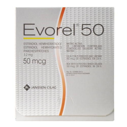 EVOREL 50 CON 8 PARCHES – FARMACIA CALDERON