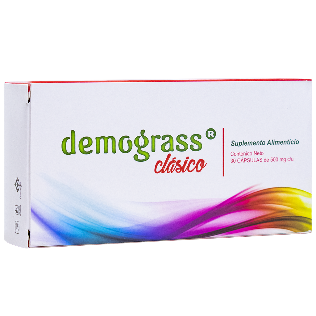 DEMOGRASS 500MG CON 30 CAPSULAS – FARMACIA CALDERON